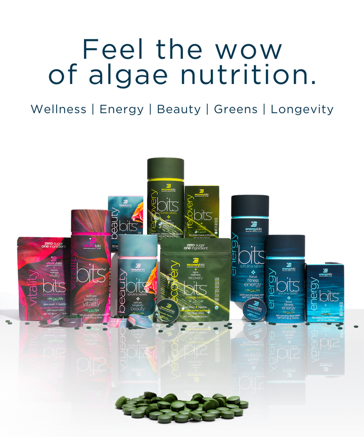 Spirulina and Chlorella Algae Tablets | BITS OF FOOD | ENERGYbits®