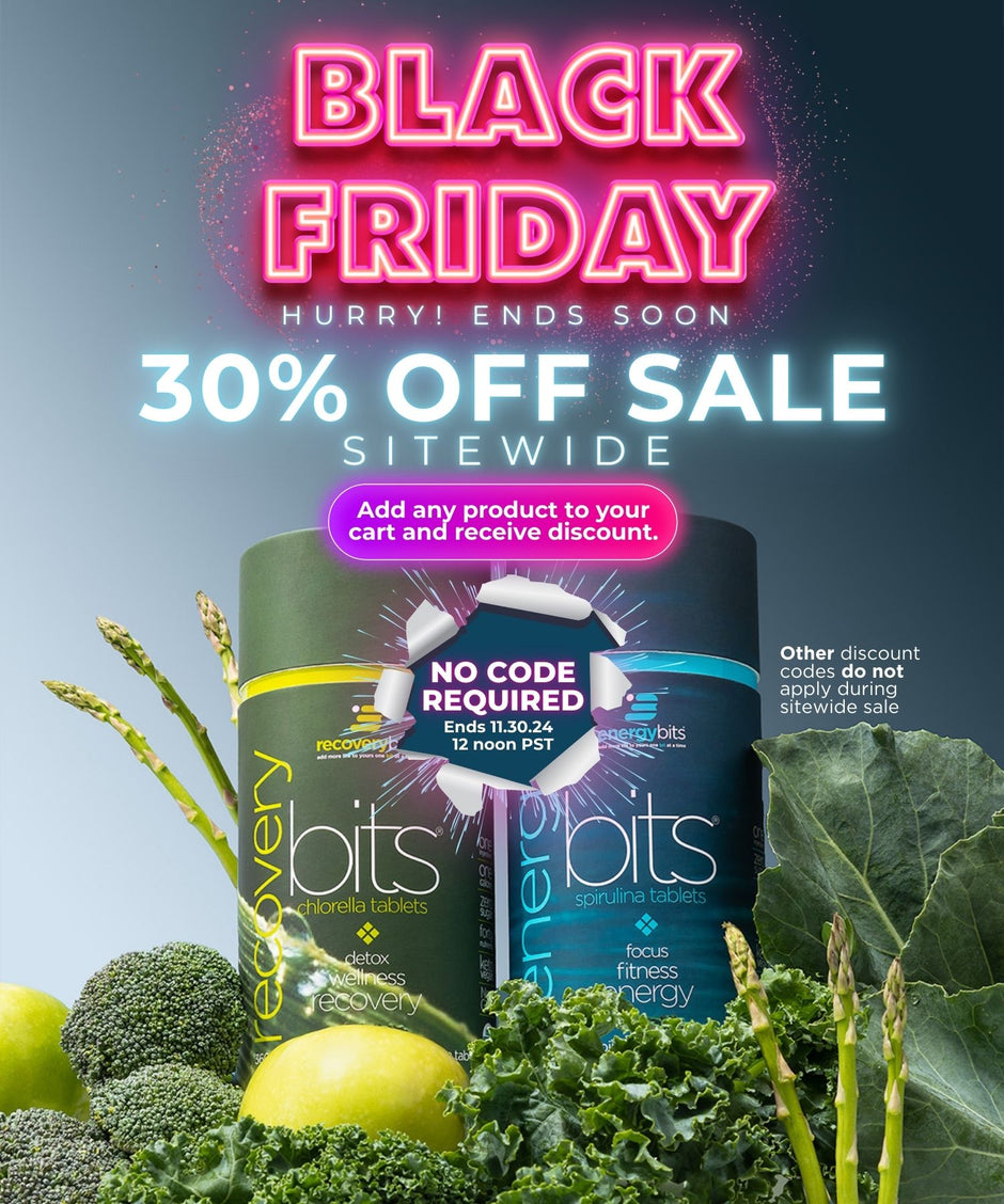Spirulina and Chlorella Algae Tablets | BITS OF FOOD | ENERGYbits®