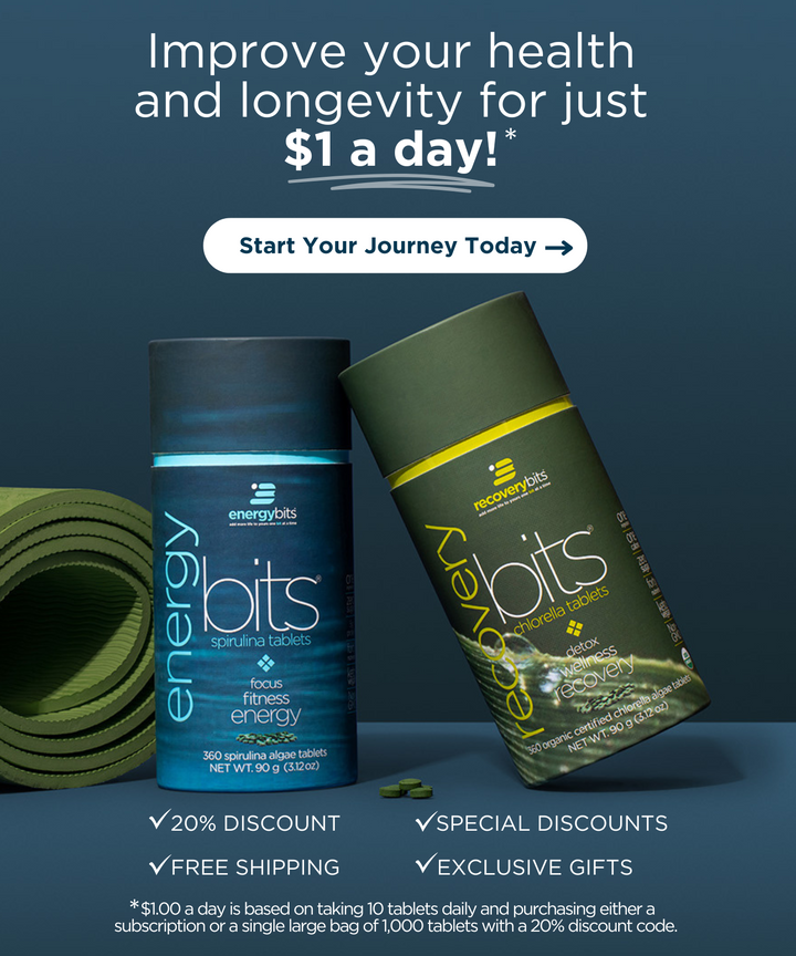 Chlorella Supplements | Spirulina Pills | Bits Of Food | ENERGYbits®