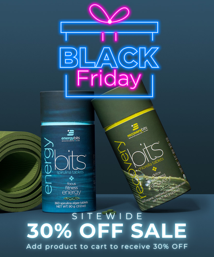 Spirulina and Chlorella Algae Tablets | BITS OF FOOD | ENERGYbits®