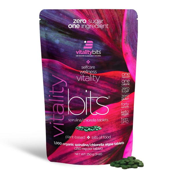 Spirulina Chlorella Tablets | 50/50 Pure Algae Nutrition | ENERGYbits®