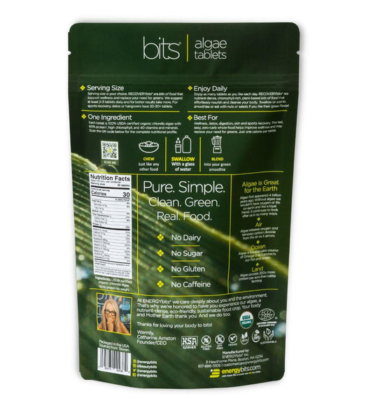 Chlorella Tablets | Organic Chlorella Algae | ENERGYbits®