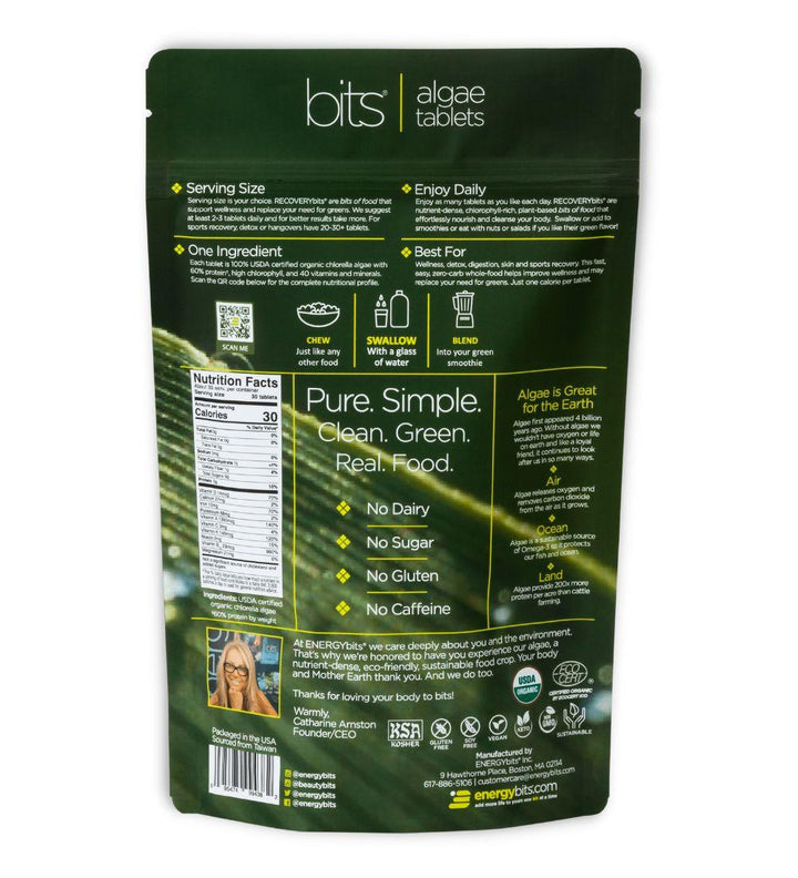 Chlorella Tablets | Organic Chlorella Algae | ENERGYbits®